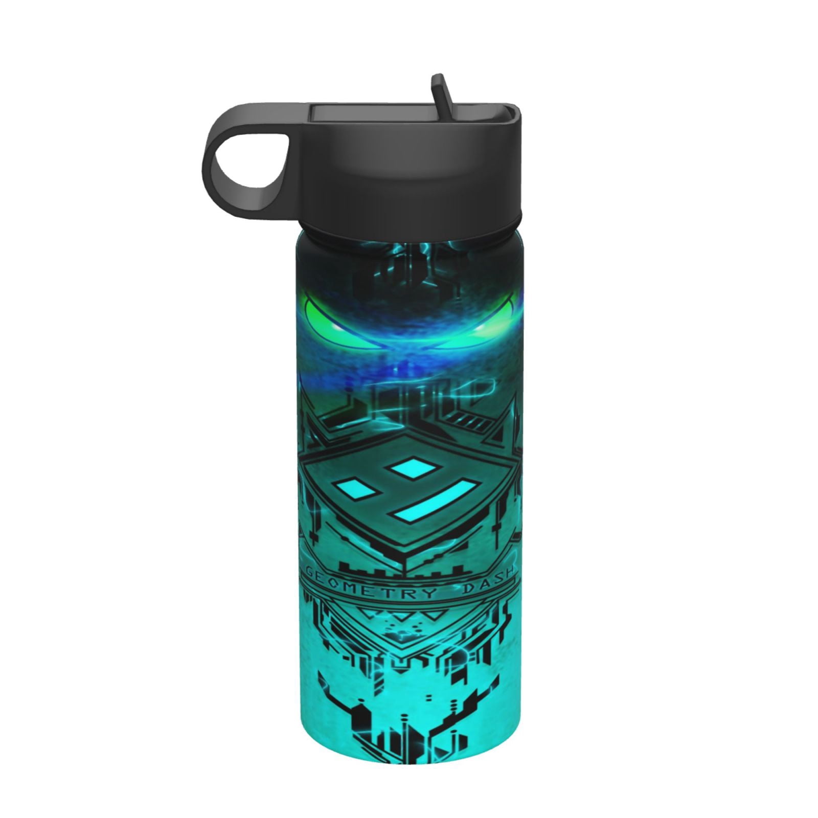 Kids Geometry Dash Water Bottle Vacuum Insulated Stainless Steel ...