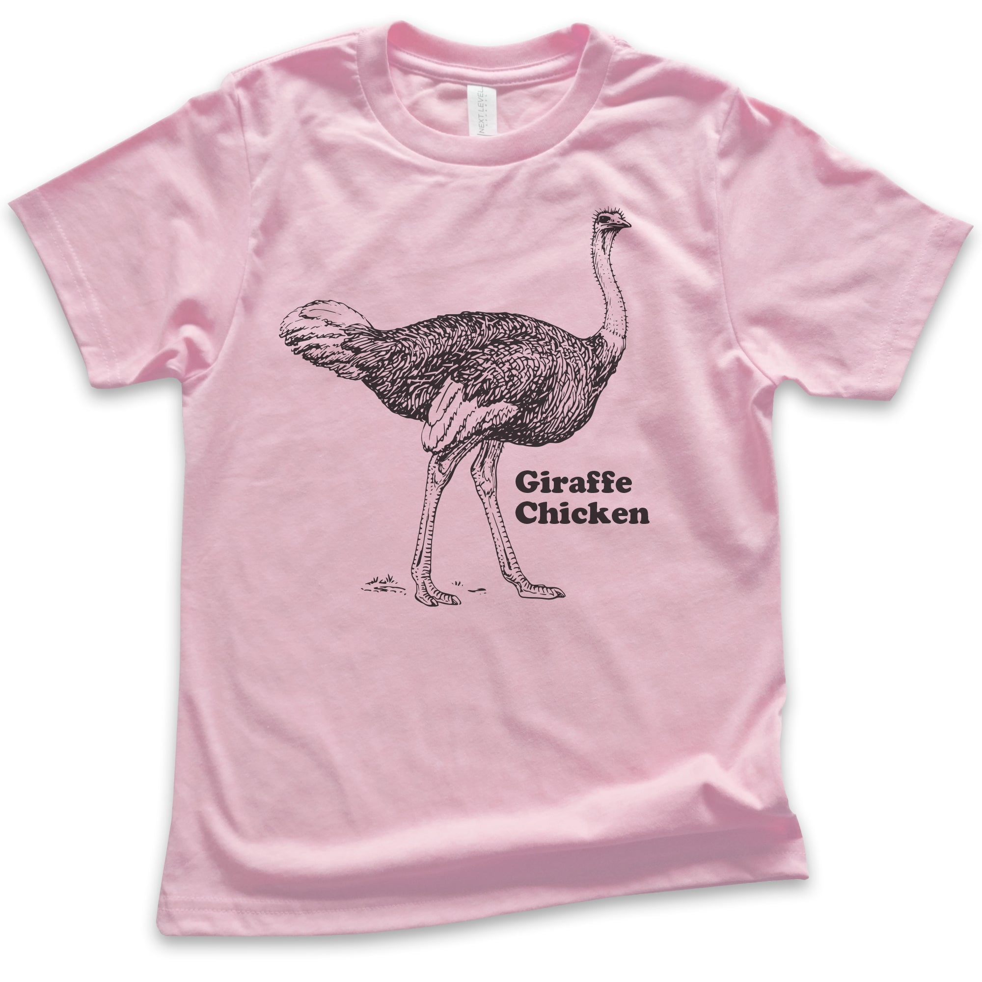 Kids Giraffe Chicken Ostrich Shirt, Youth Kids Boy Girl T-Shirt ...