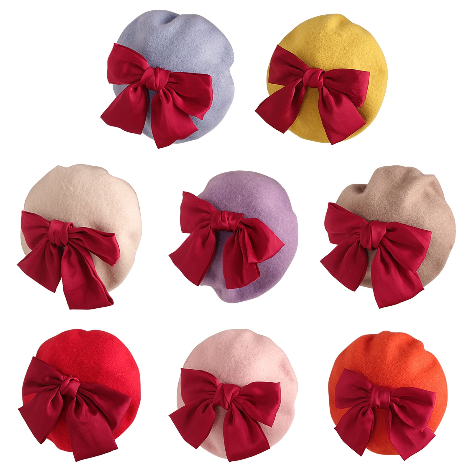 Kids Girl French Wool Berets Princess Warm Fashion Toddler Girls Cap ...
