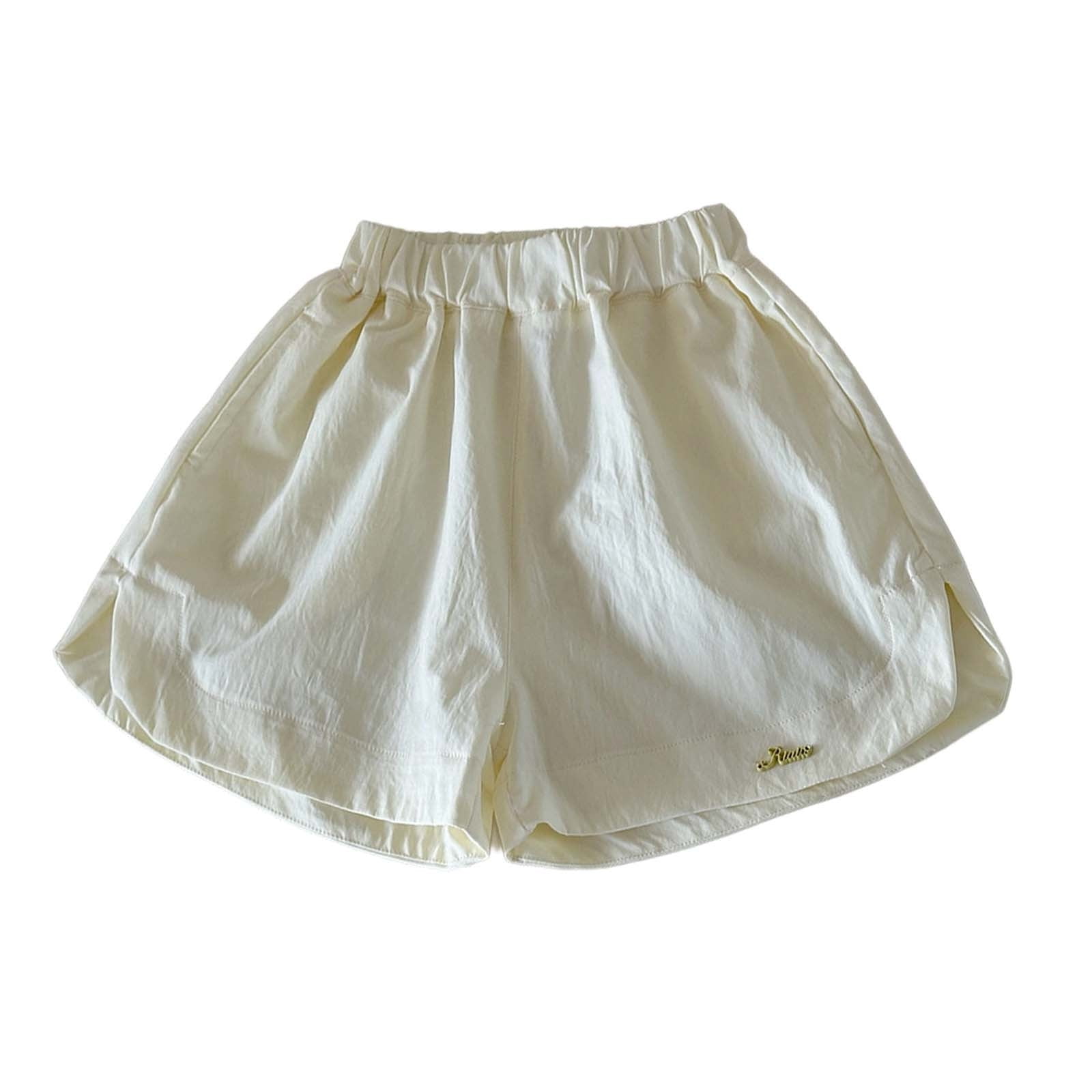 Kids Girl Shorts Casual A Line Wide Leg Elastic Waist Shorts Girls ...