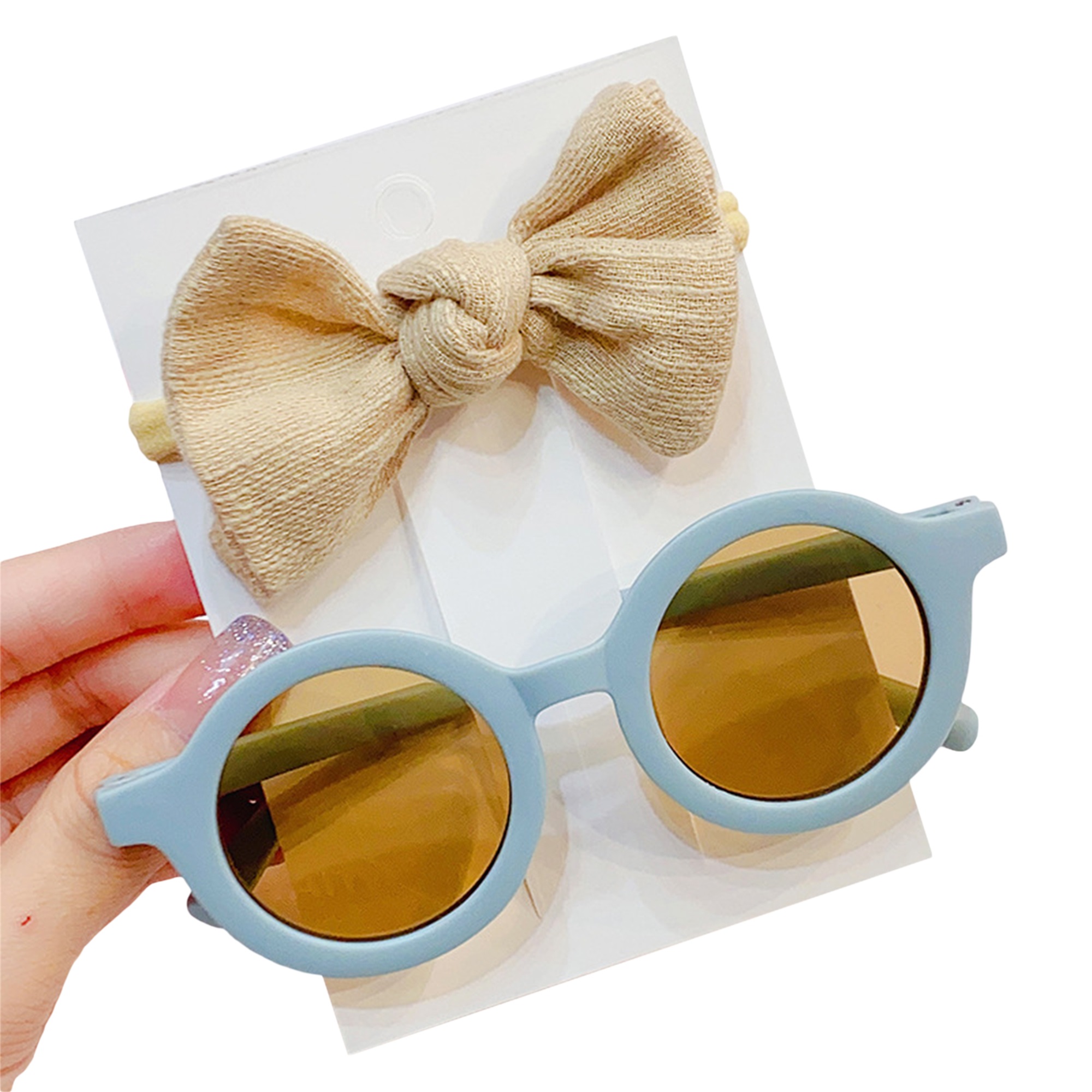 Kids Girl Sunglasses and Headband Lightweight Sun Protection Glasses ...