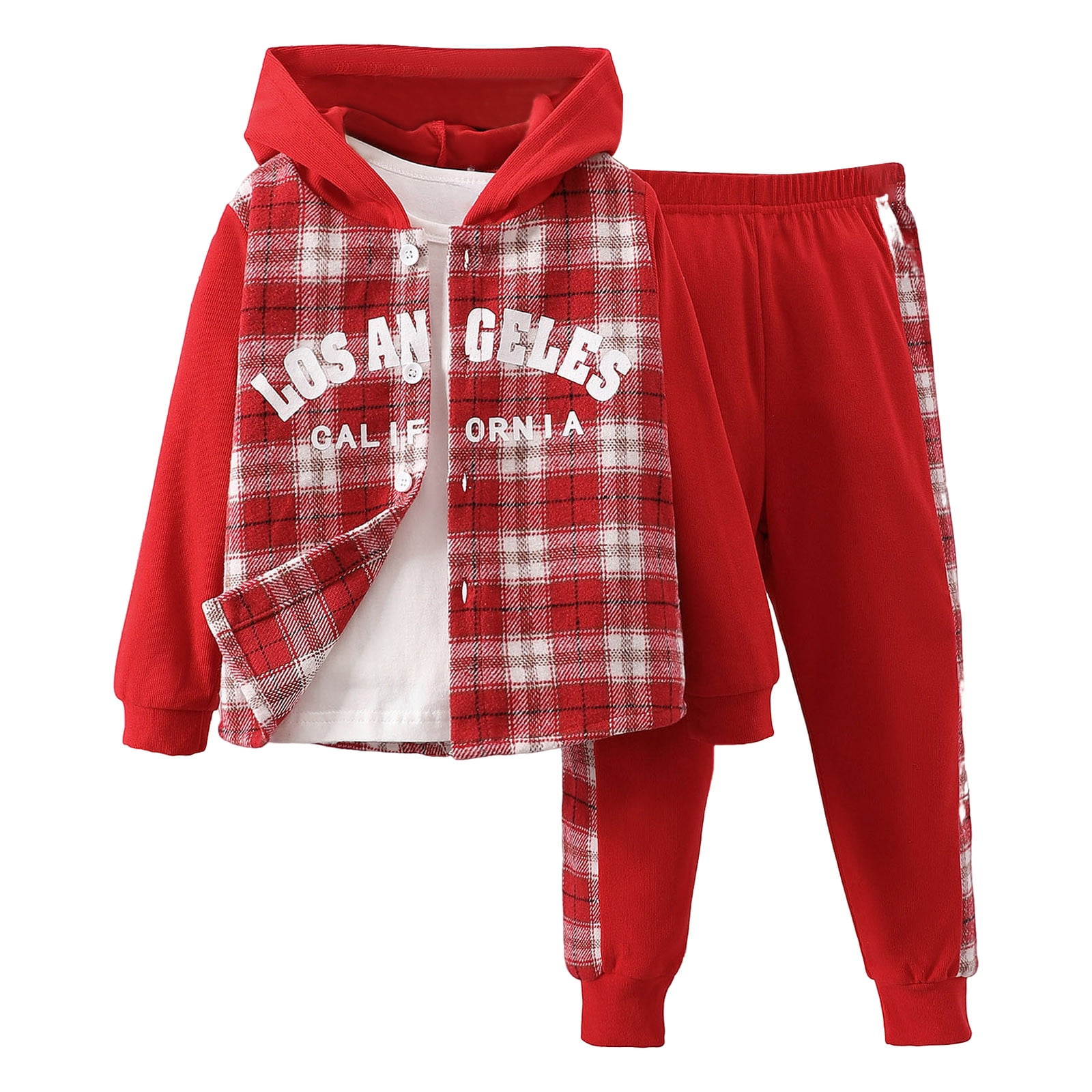 Kids Girls 2 Piece Summer Outfits Toddler Girls Long Sleeve Hoodie Tops ...