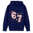 Kids Girls 67 Hoodies Long Sleeve Rap Hooded Sweatshirt Thick Graphic ...