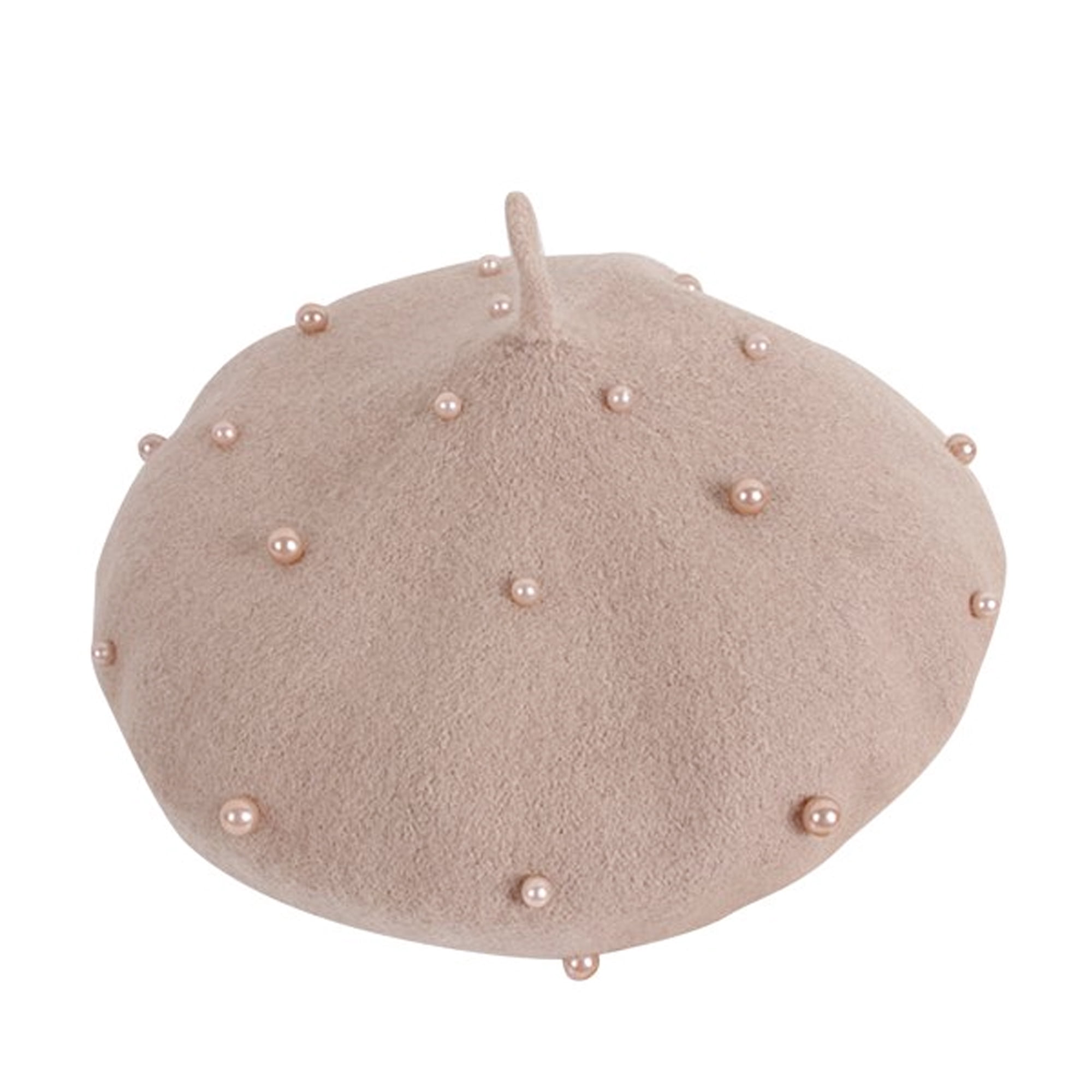 Kids Girls Beret Hats Peal Wool French Berets Toddler Princess Winter ...