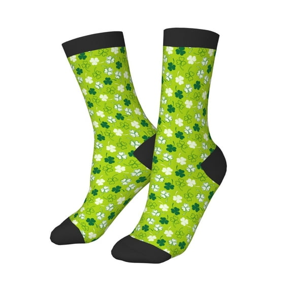 Kids Girls Boys Socks - St Patrick's Day Green Breathable Athletic Crew ...