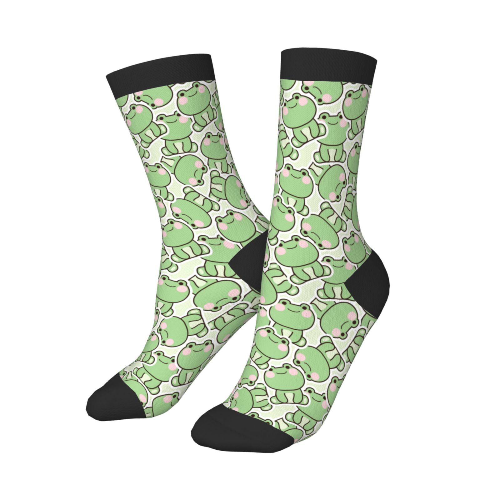 Kids Girls Boys Socks - cute frog sitting pose funny Breathable ...