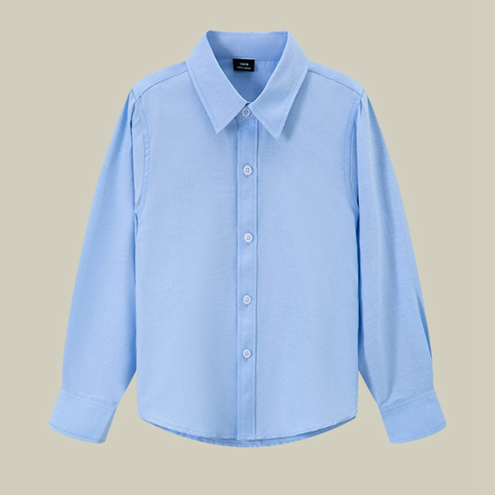 Kids Girls' Button Down Shirts Graduation Shirts Blue Polo Shirts for ...