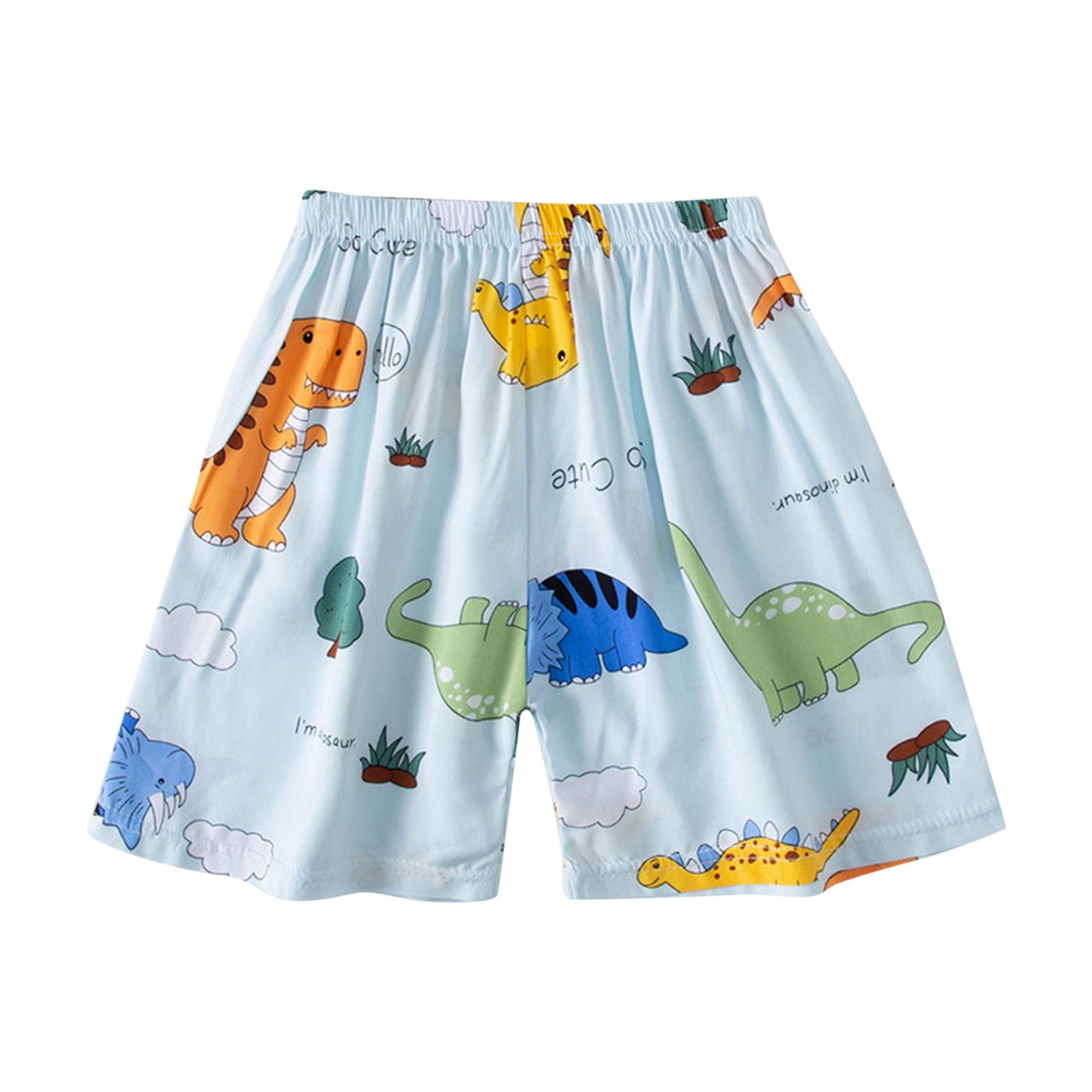 Kids Girls Cartoon Prints Beach Bathing Suit Toddler Swim Shorts Boys ...