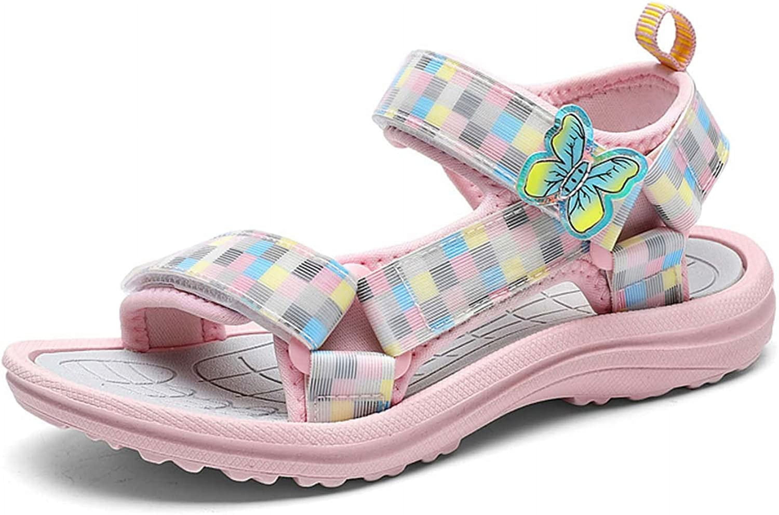 Kids Girls Casual Sports Sandals Lightweight Beach Sandals Outdoor ...