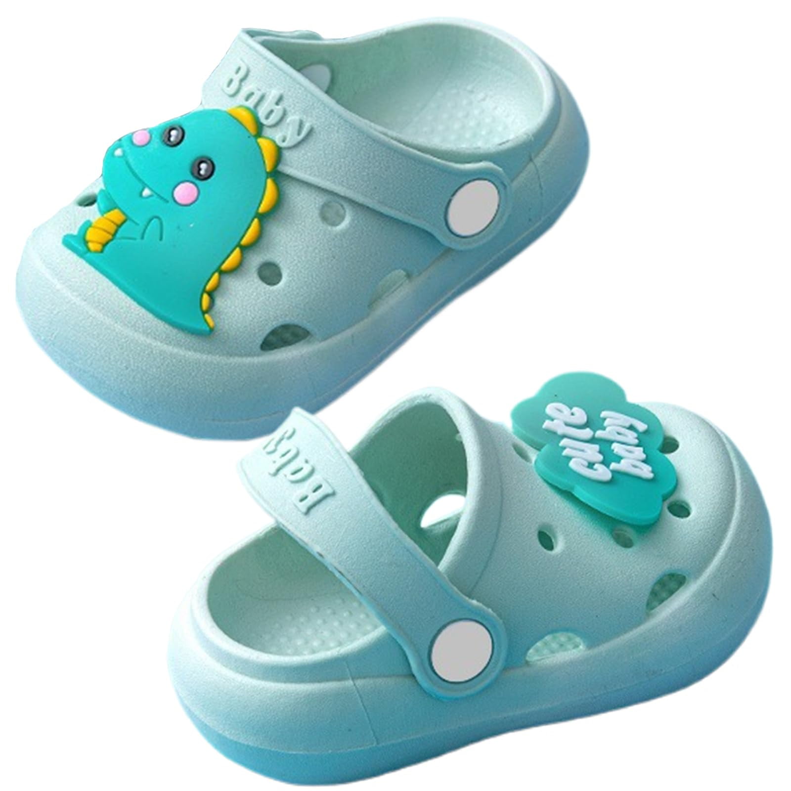 Kids Girls Clogs Garden Shoes Baby Toddler Slides Cartoon Sandals Beach ...
