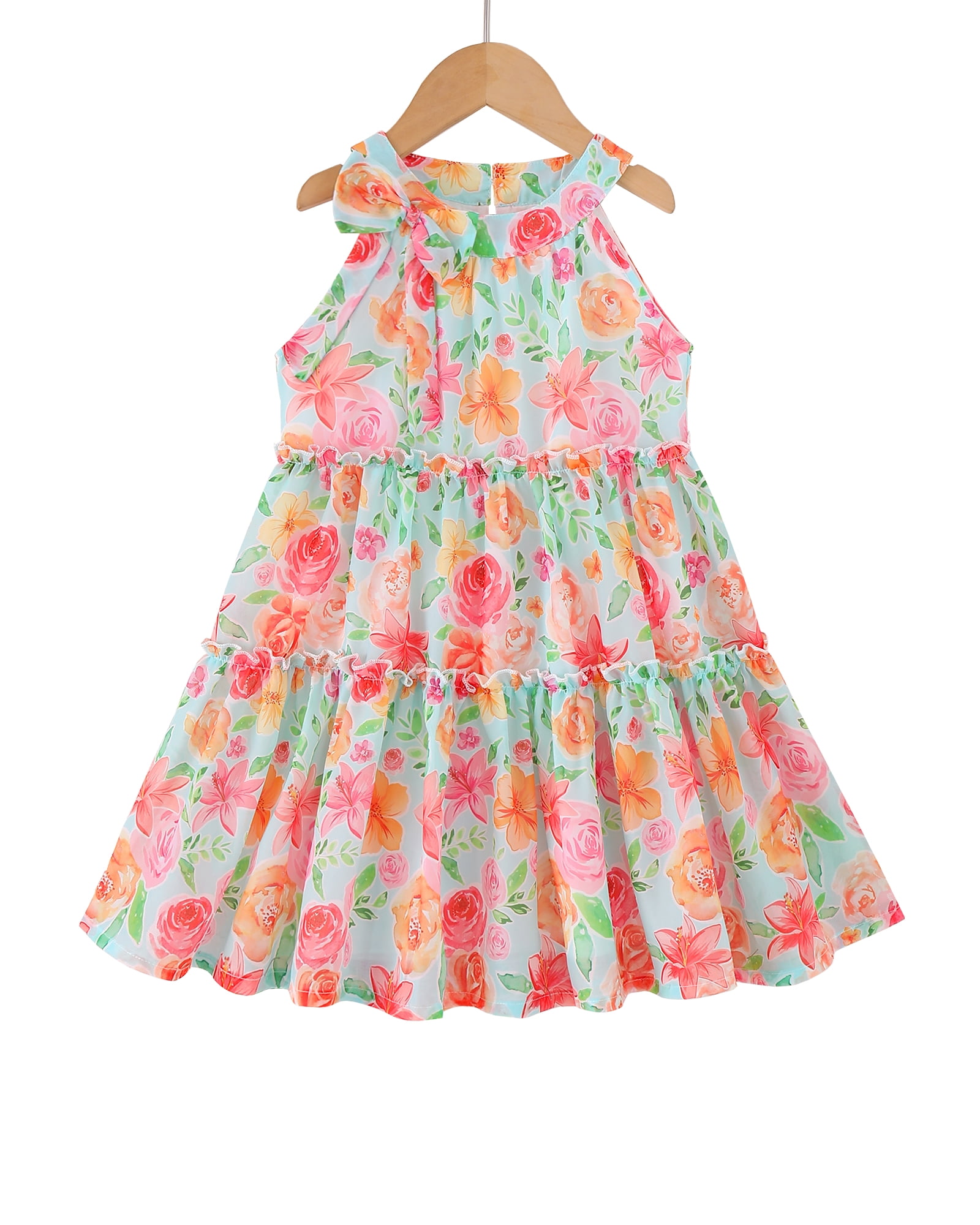 Kids Girls Clothes Little Girl Floral Dress 5T Girls Summer Dress 6Y ...
