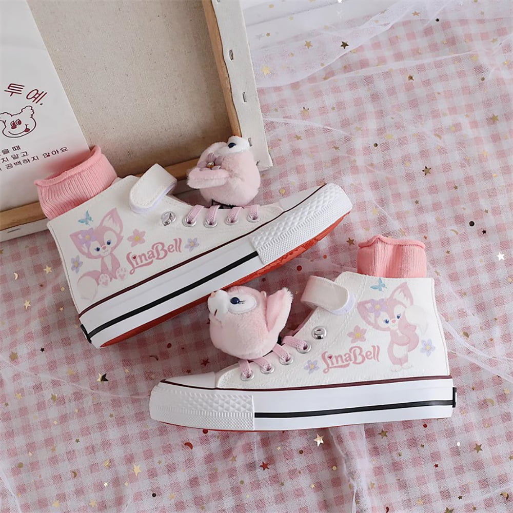 Kids Girls Cute My Melody Canvas Shoes | Velcro Convenient Shoelaces ...