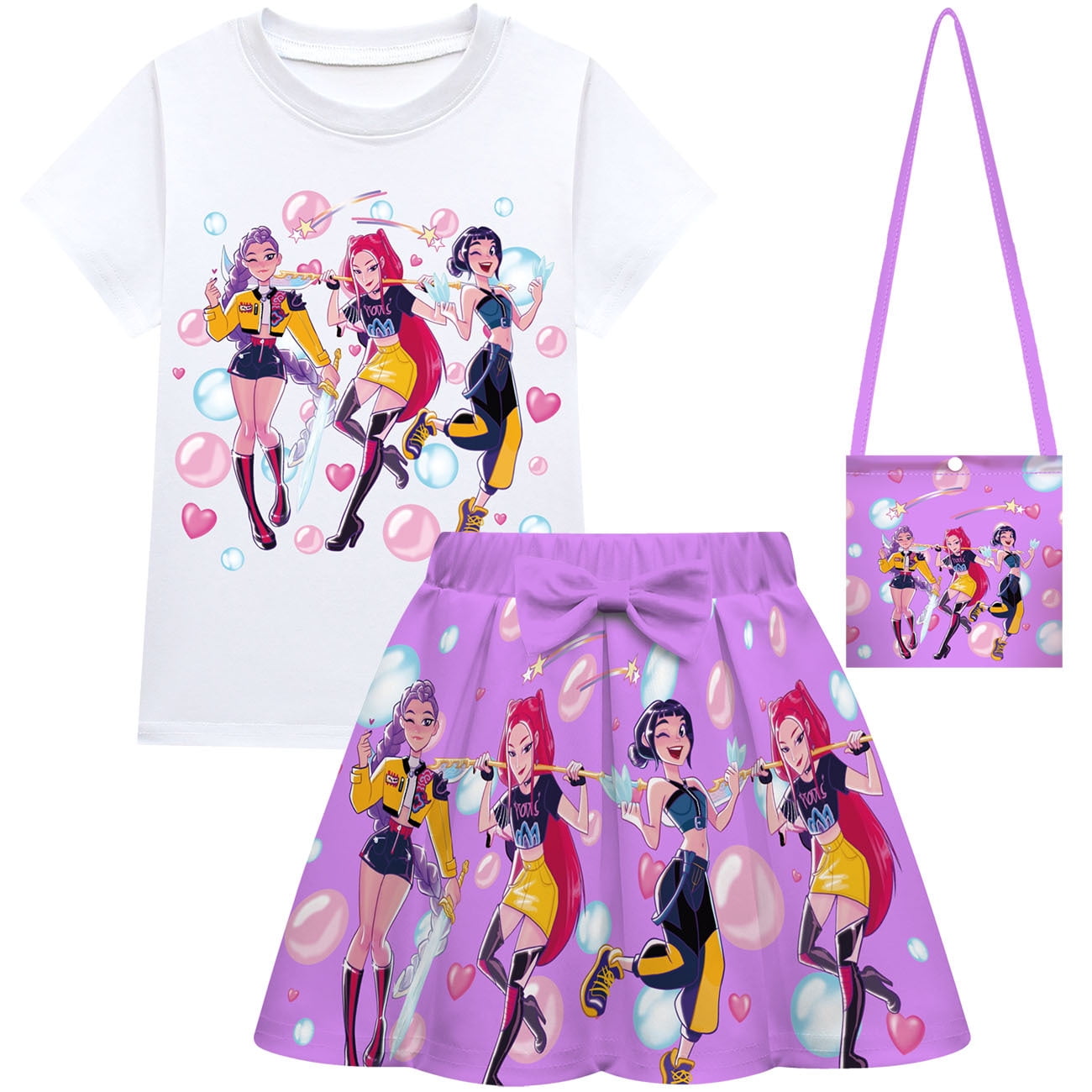 Kids Girls Kpop Korea Idol Girl Group Anime Cartoon Graphics Printed ...