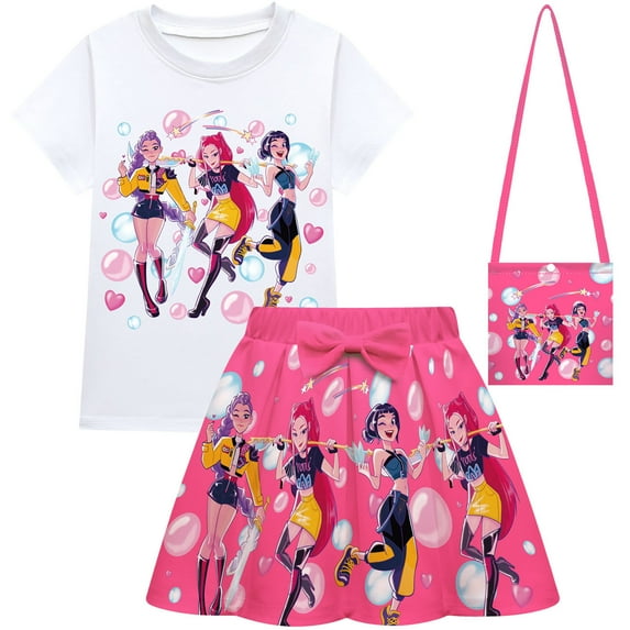 Kids Girls Kpop Korea Idol Girl Group Anime Cartoon Graphics Printed ...