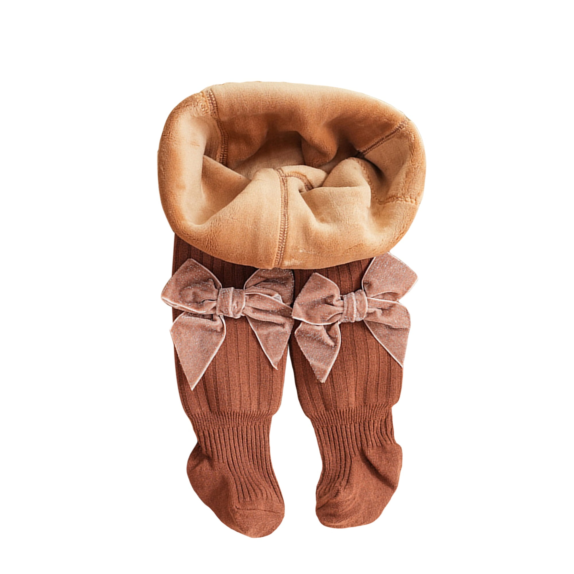 Kids Girls Legging Stockings Cute Sparkly Bow Stretch Winter Tights ...