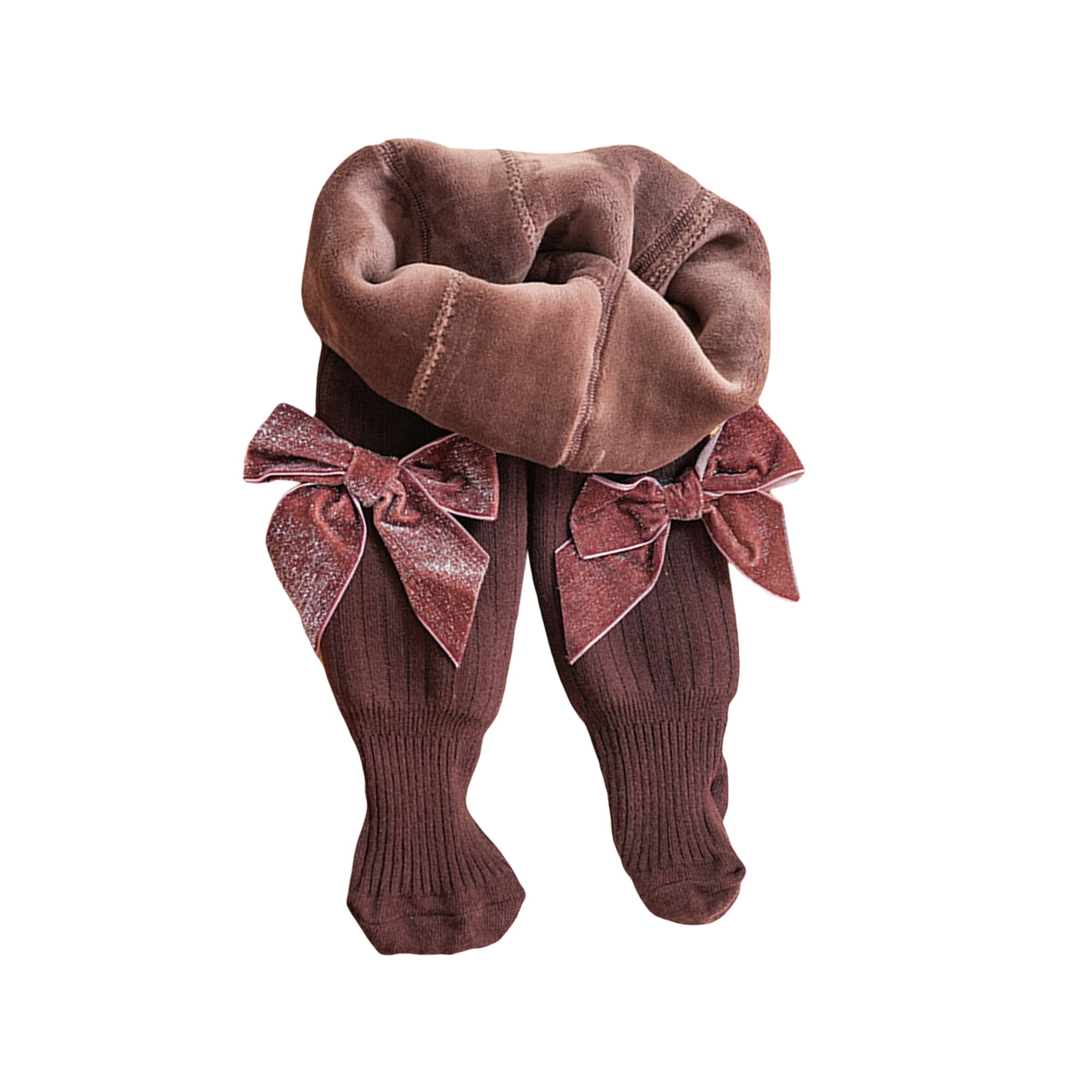 Kids Girls Legging Stockings Cute Sparkly Bow Stretch Winter Tights ...