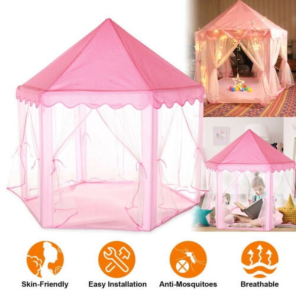 Kids Girls Princess Castle Play Tent for Girls Large Kids Play Tents ...