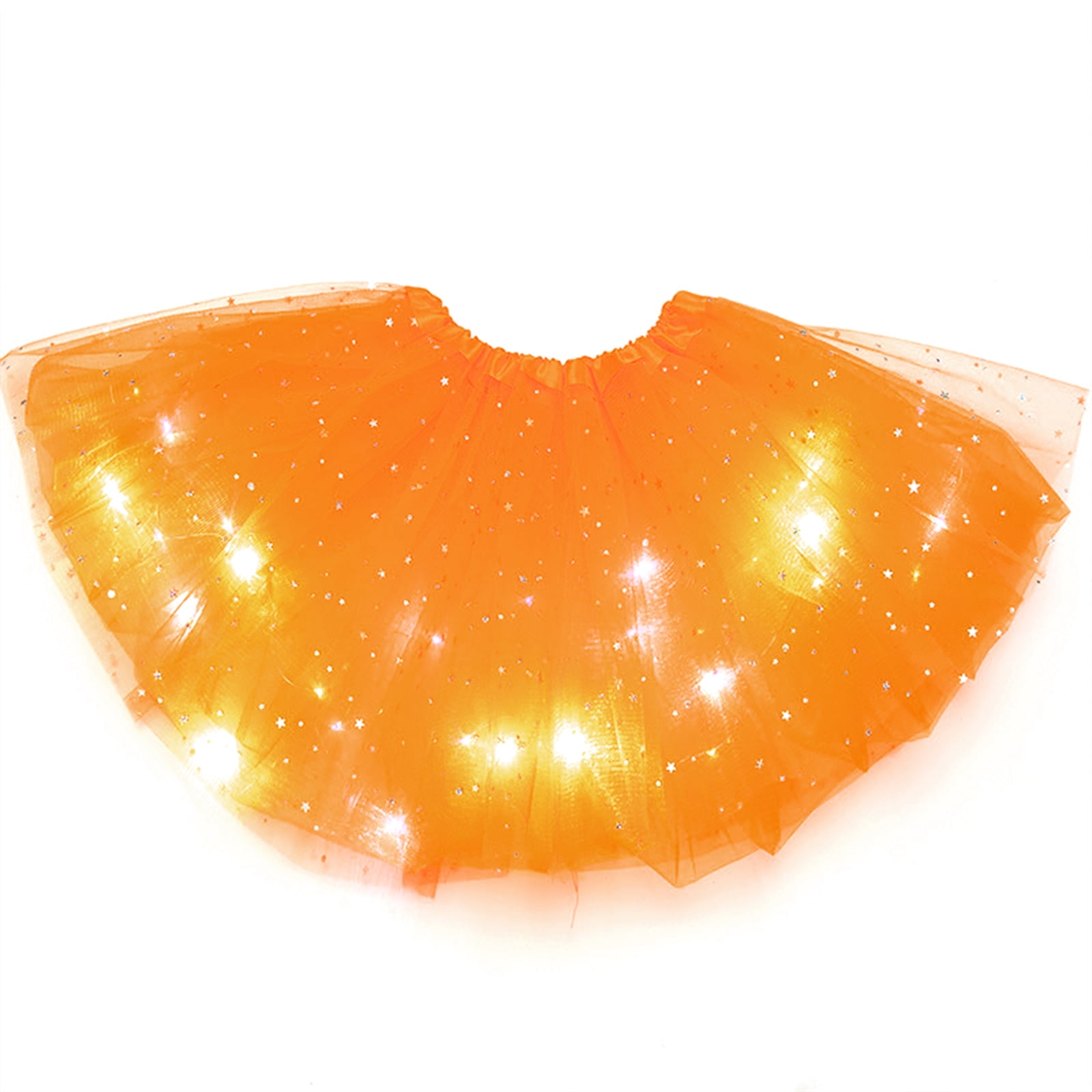 Kids Girls Princess Skirts Princess Dance Pleated Shiny Party Costume ...