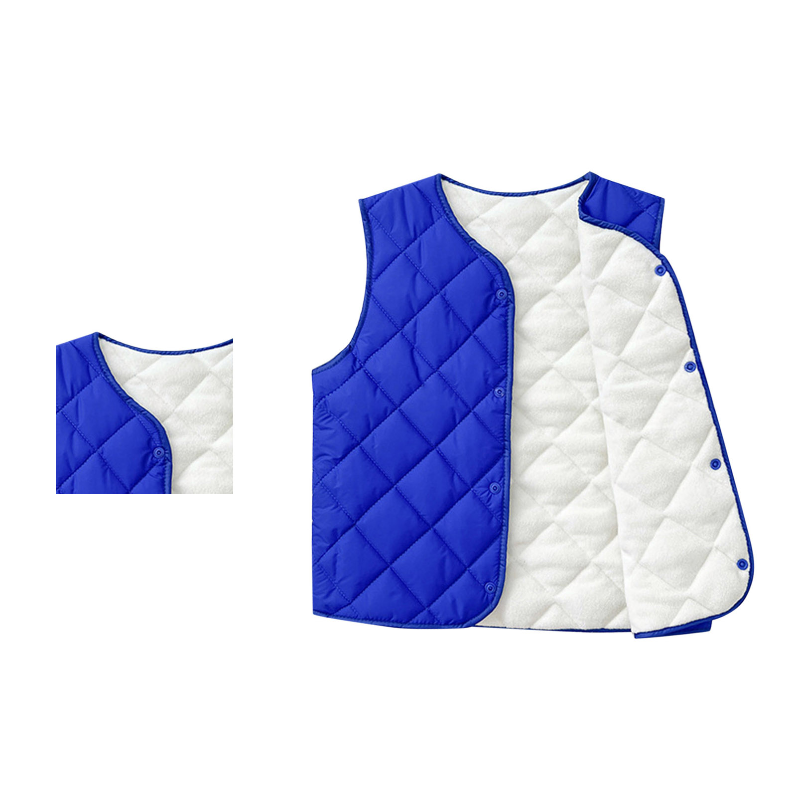 Kids Girls Puffy Vest Cotton Girls' Outerwear Vests Winter Clothes ...