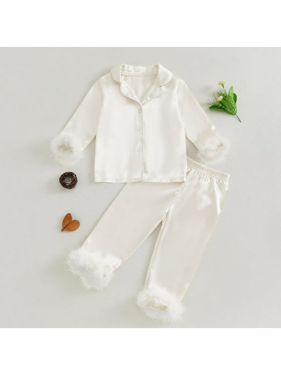 Angel Face Girls' Pajama Set - 2 Piece Cozy Flannel Sleep Shirt and ...