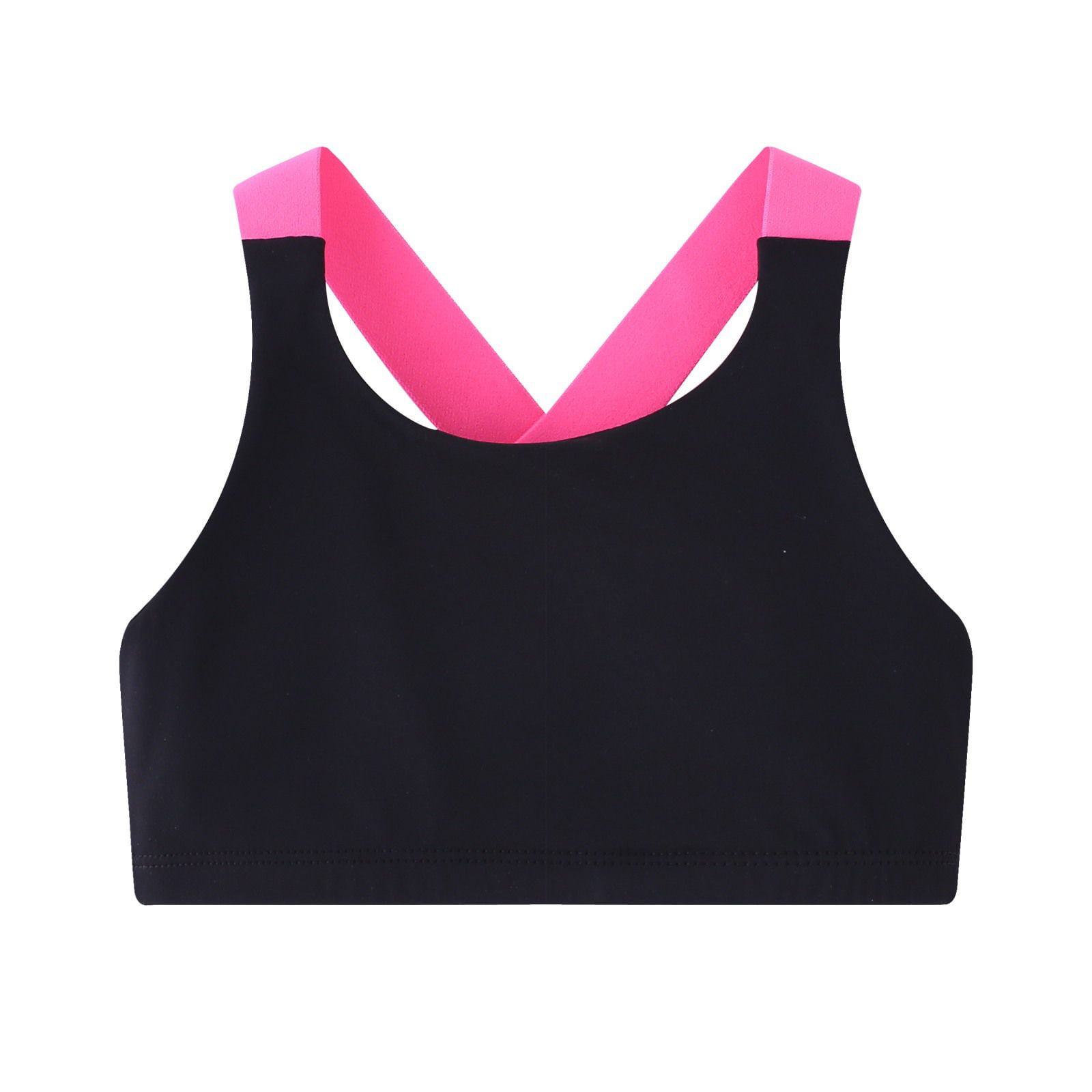 Kids Girls Sport Bra Sleeveless Crop Top Criss Cross Back Vest for ...