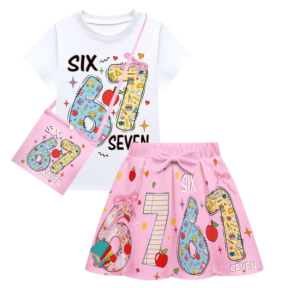 Kids Girls Steal A Brainrot Anime Cartoon Graphics Printed Costume ...