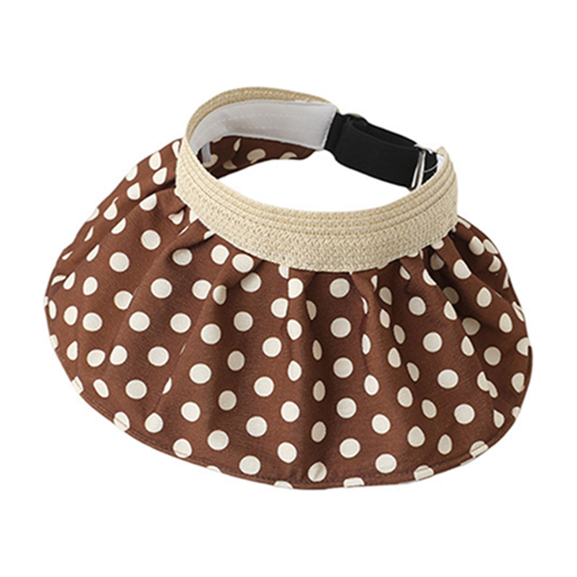Kids Girls Sun Visor Hat Protection Summer Empty Top Bucket Cap ...