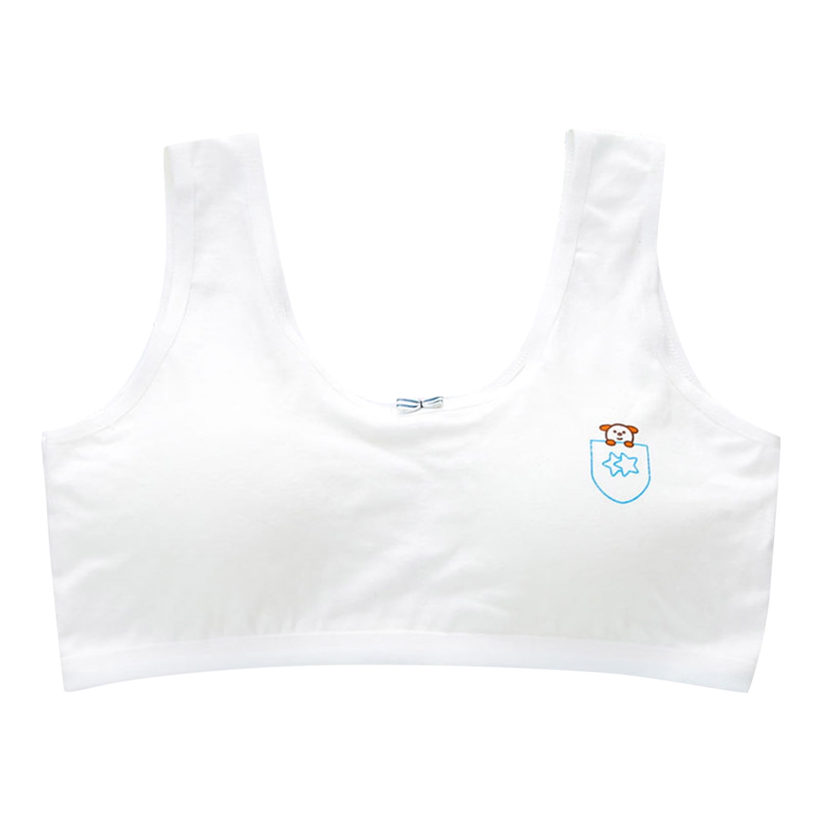Kids Girls Underwear Foam Bra Bralette Vest Children Underclothes Sport ...