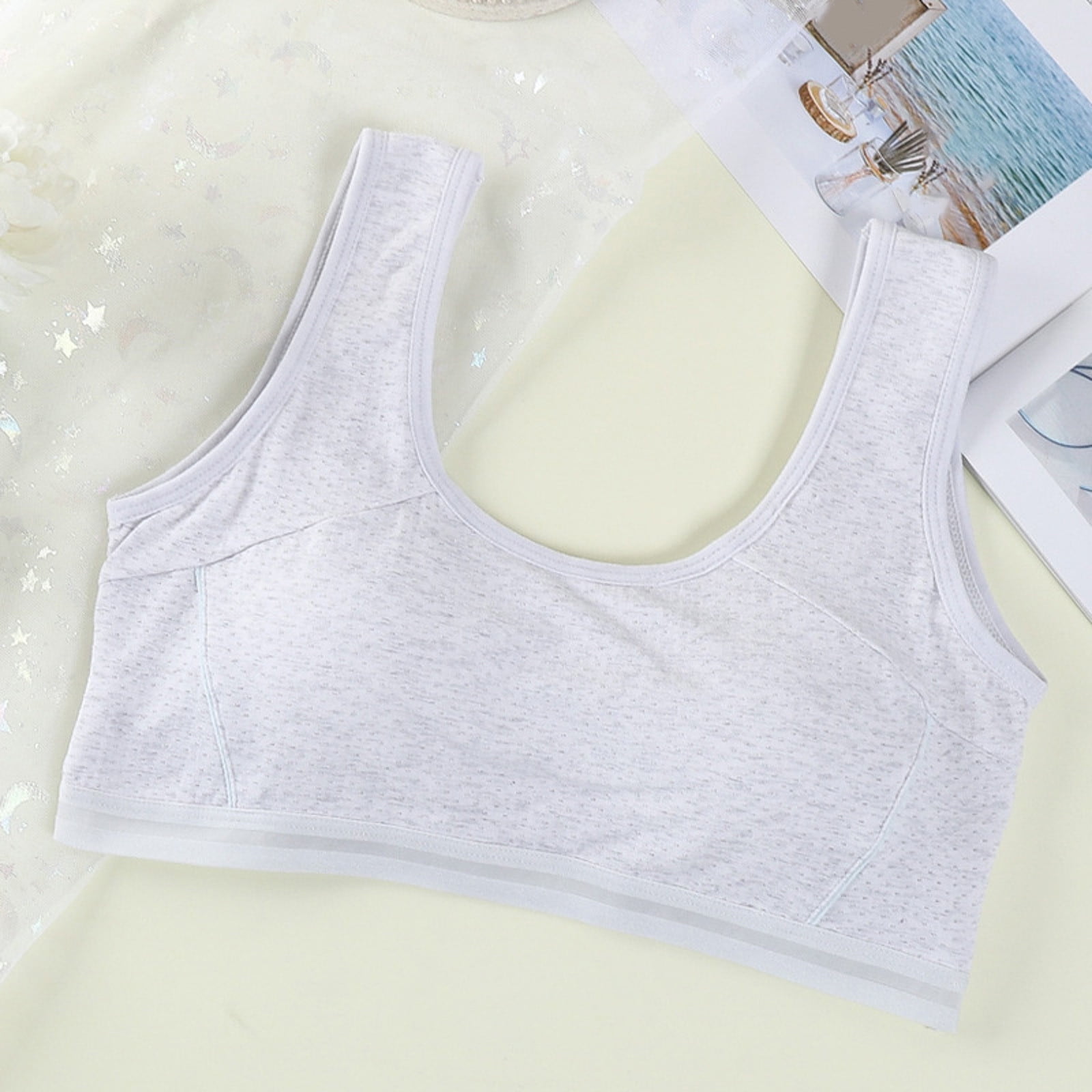 Kids Girls Underwear Foam Bra Vest Children Underclothes Sport Undies ...