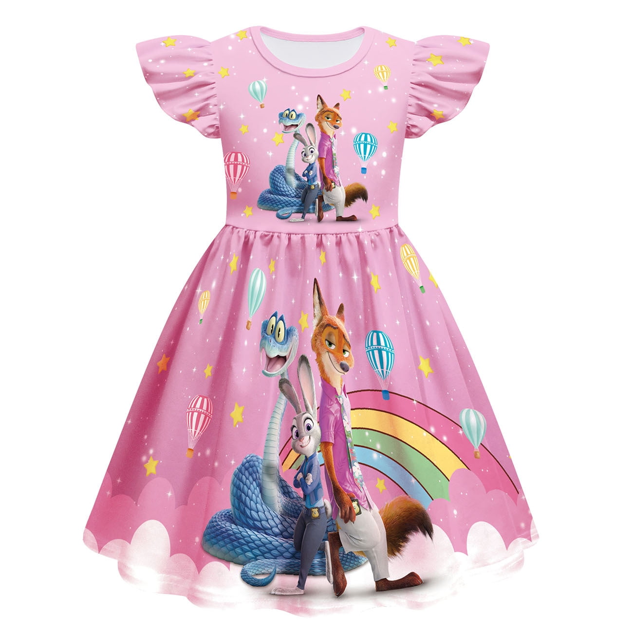 Kids Girls Zootopia2 Nick Judy Gary Snake Movie Cartoon Graphics ...