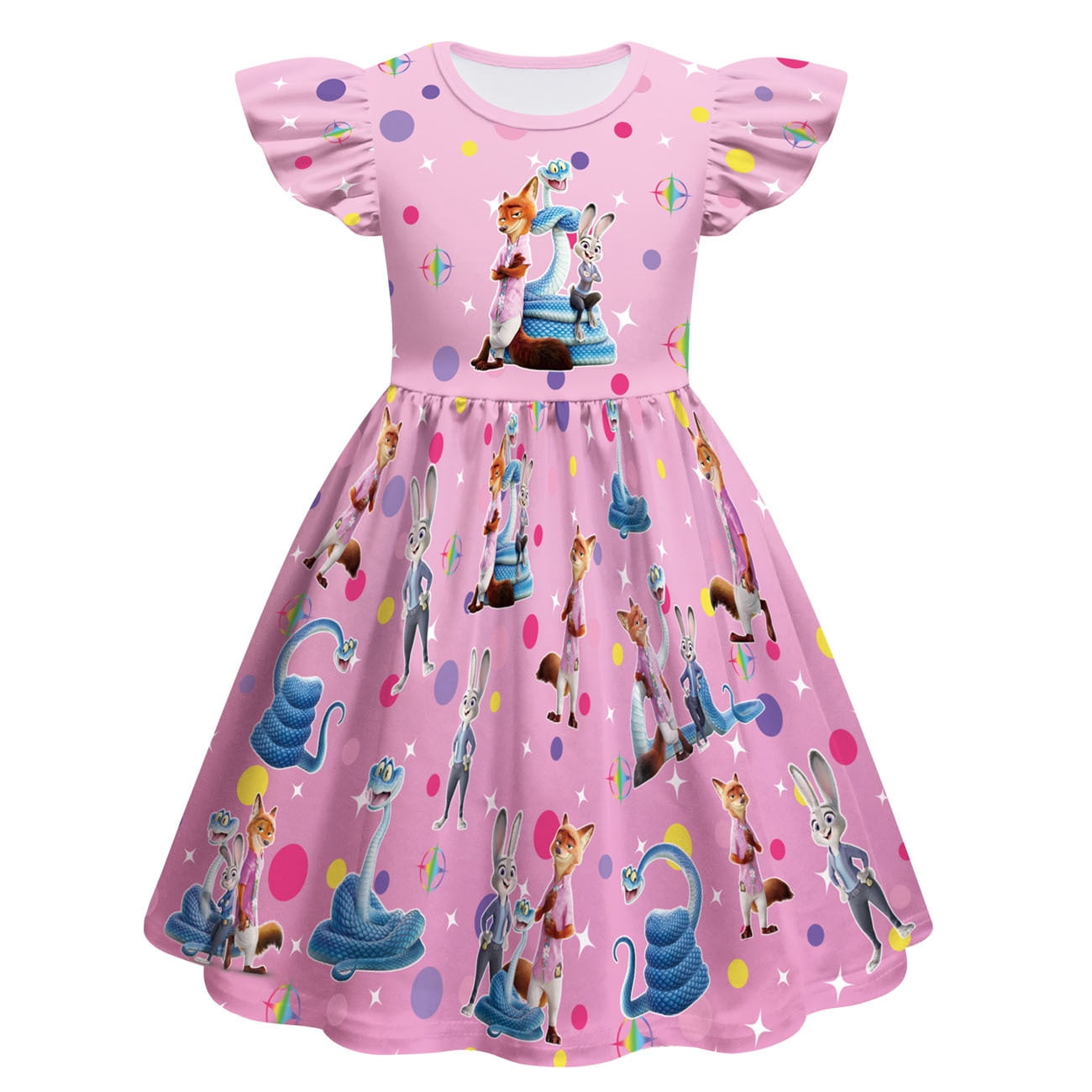 Kids Girls Zootopia2 Nick Judy Gary Snake Movie Cartoon Graphics ...