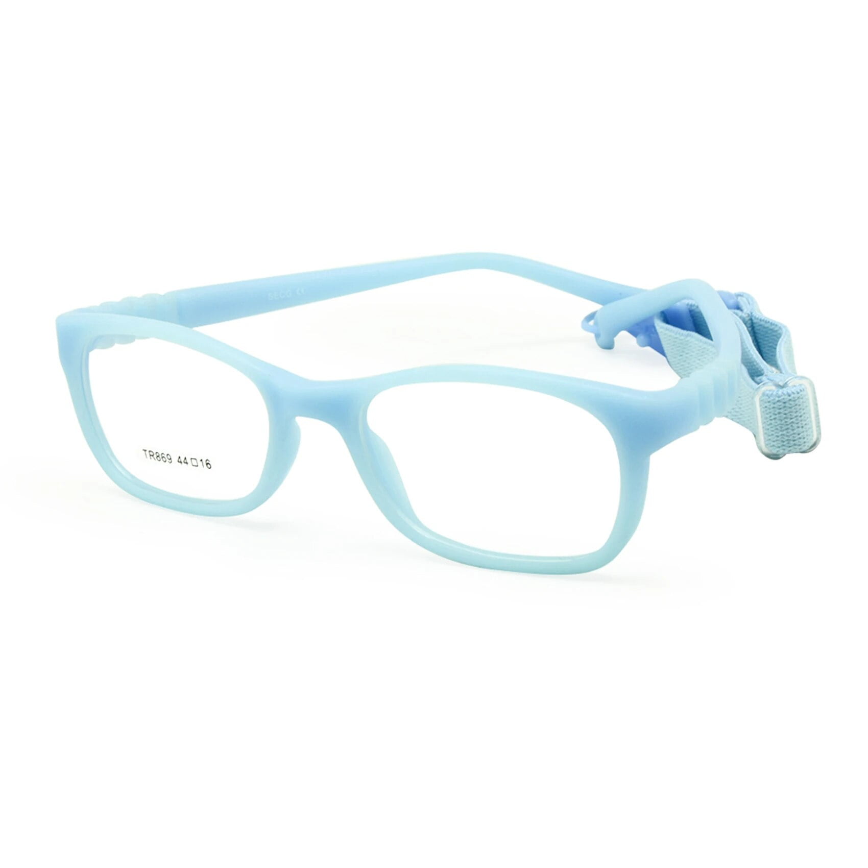 Kids Glasses Frame with Strap No Screw Bendable Flexible Children ...