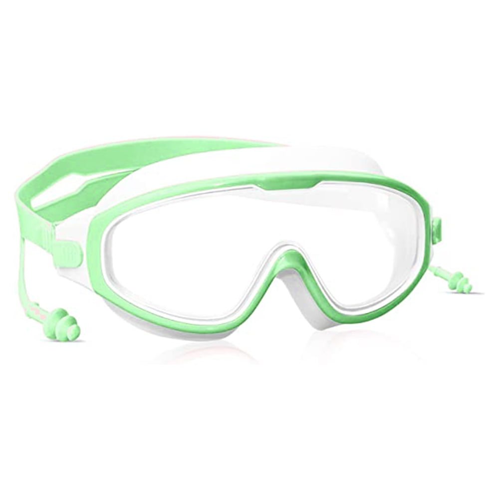 Kids Goggles Kids Swimming，Wide Vision Goggles With Ear Plugs - Walmart.com