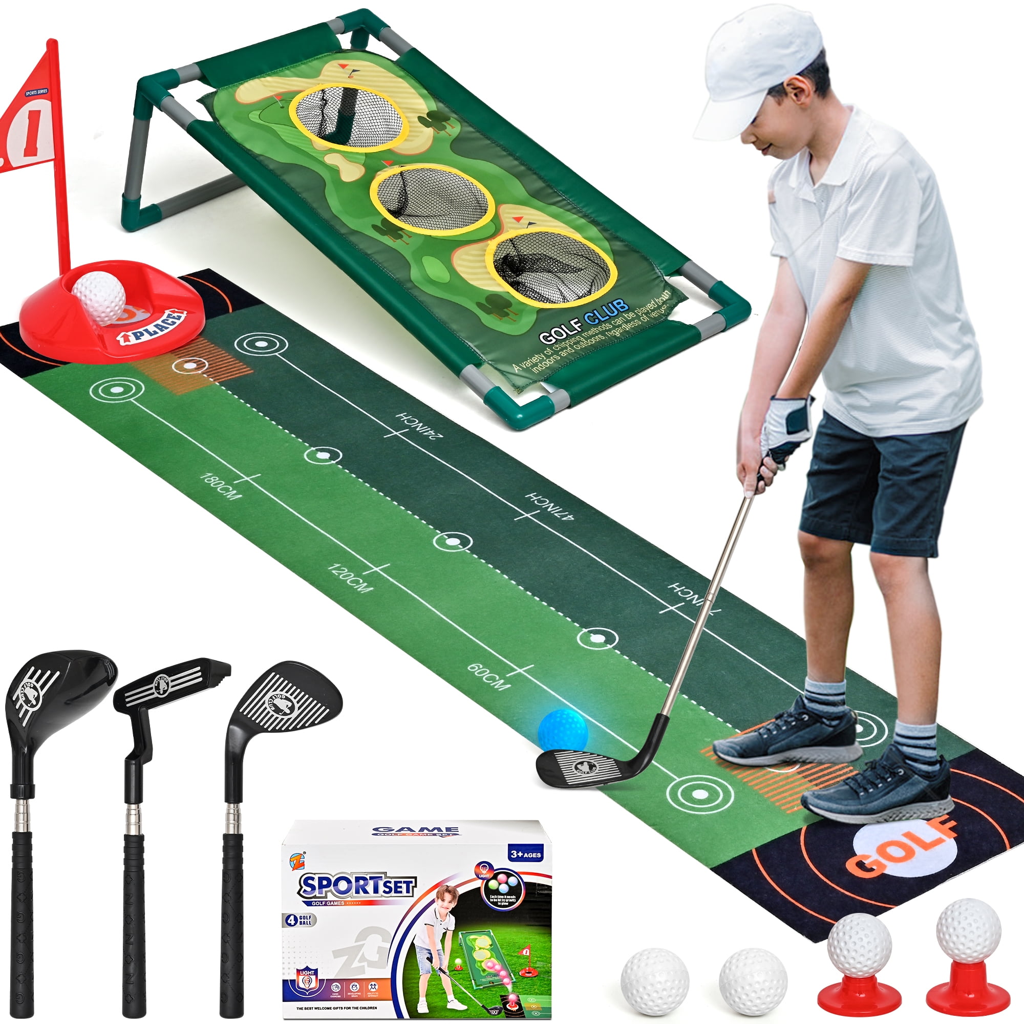 Customer reviews for Kids Golf Clubs - Toddler Golf Set 6 LED Golf ...