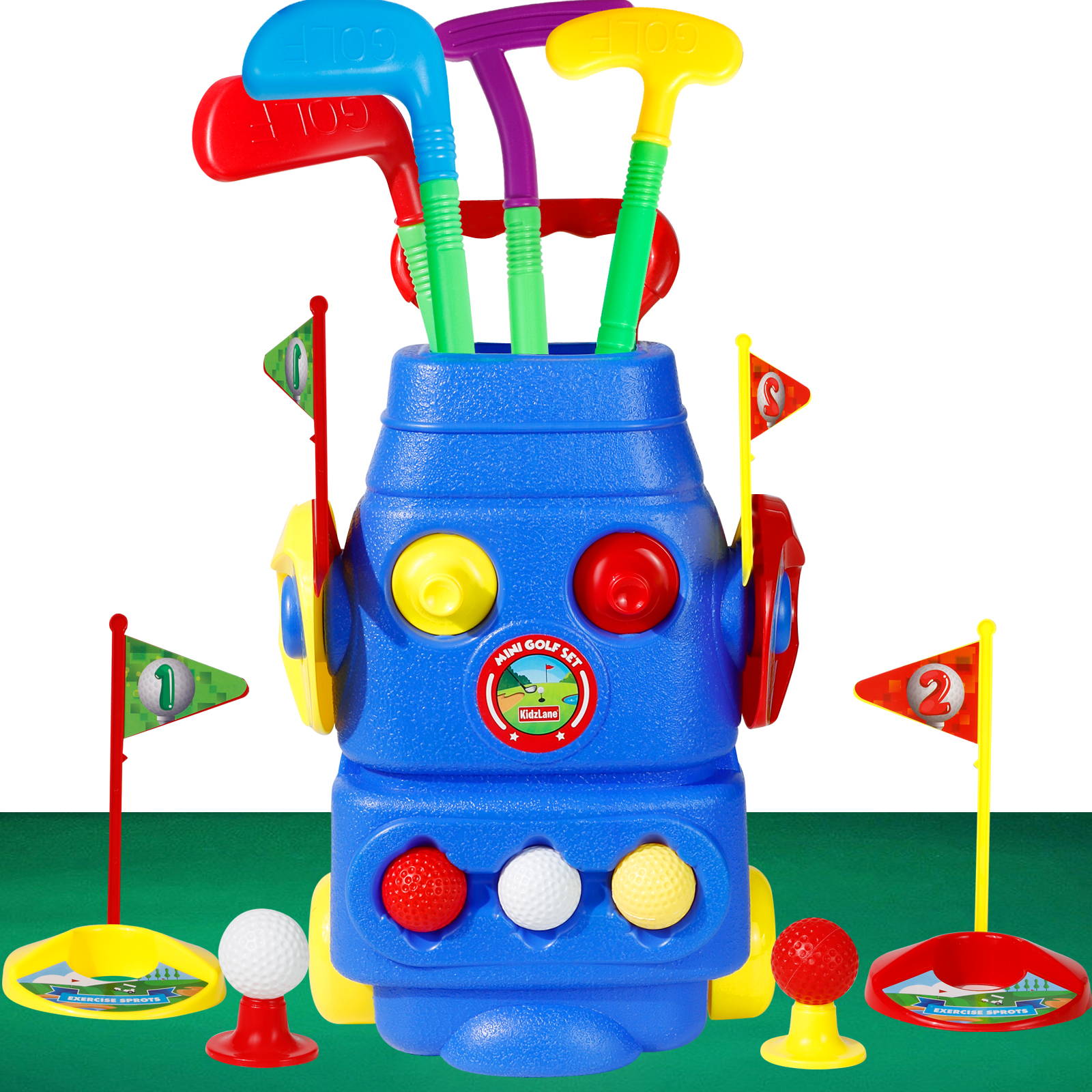 Deluxe Kid's Happy Golfer Toy Golf Set PS311 Blue - Walmart.com
