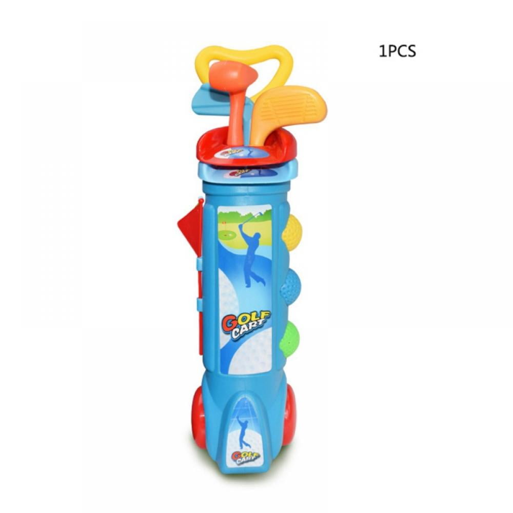 Kids Golf Toys Set,Plastic Golf Clubs,Golf Club Bucket Set for Toddlers ...