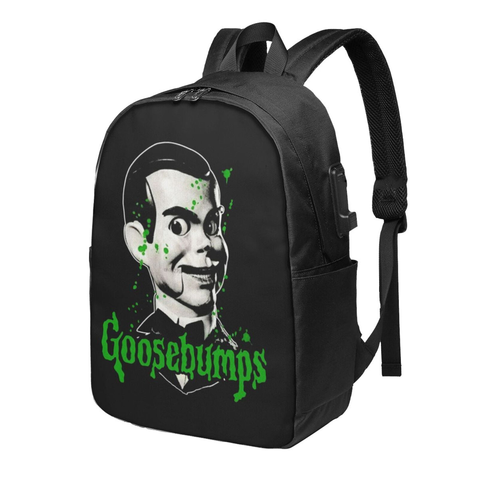 Goosebumps Backpack Bookbags with USB Charging Port Bag Daily Backpack ...
