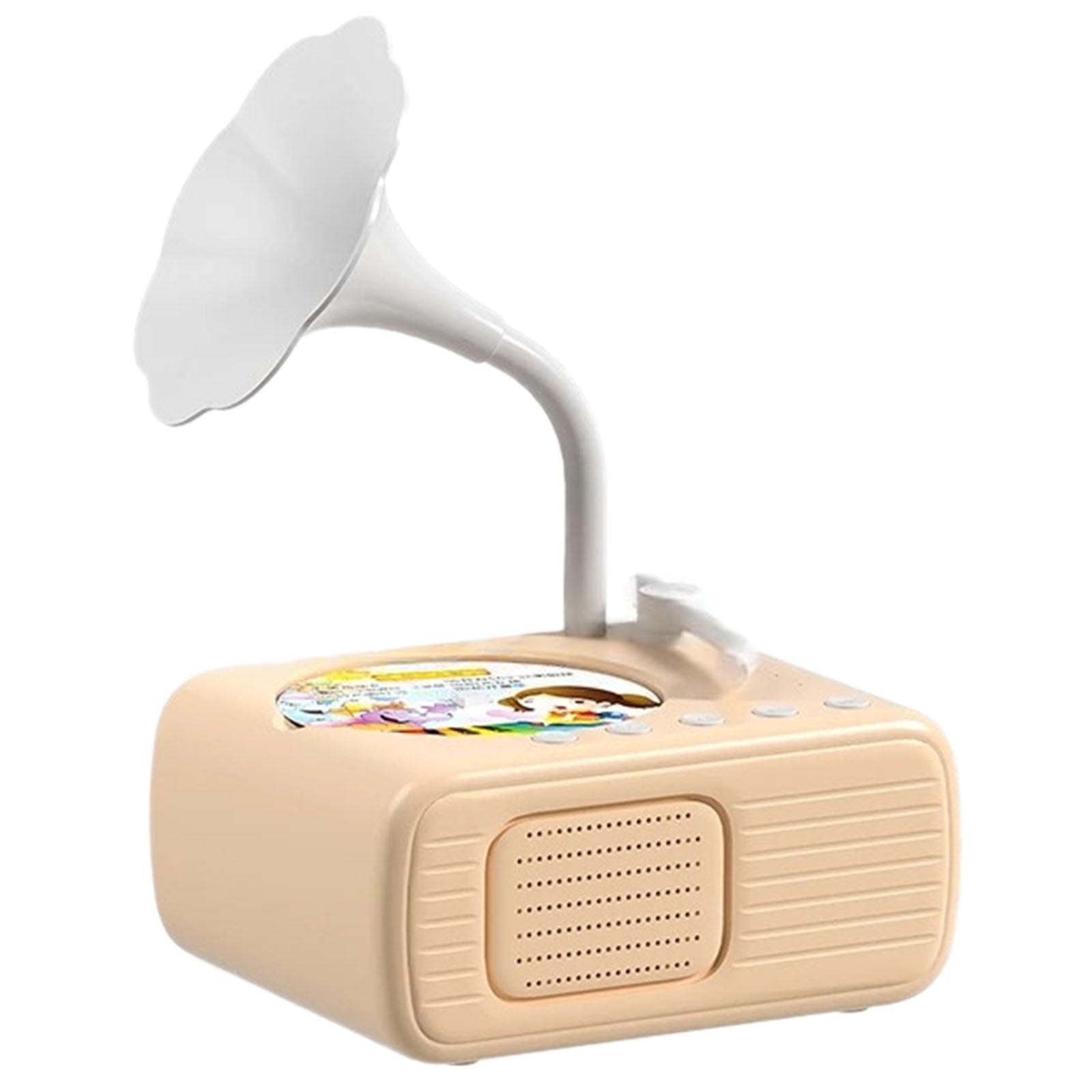 Kids Gramophone Educational Toy with 96 Learning Cards Interactive Music Player for Toddlers ...