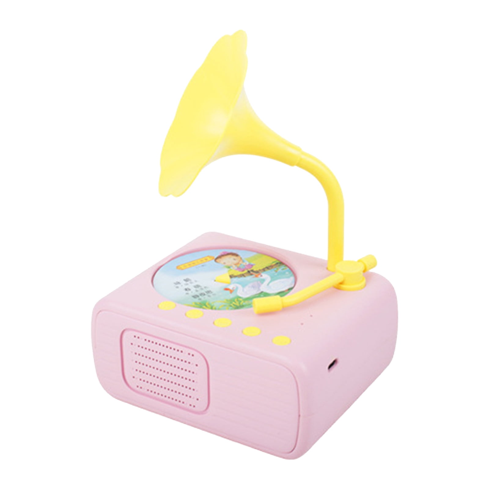 Kids Gramophone Interactive Learning Toy Early Educational Phonograph ...
