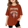 Kids Graphic Print Tee and Shirts for Girls and Boys Comfortable Casual ...