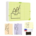 Kids Grid Symmetry Drawing Set – 20 Page Erasable Learning Cards ...