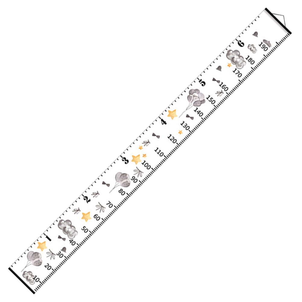 Kids Growth Chart Baby Height Growth Chart Ruler Canvas Wall Hanging ...