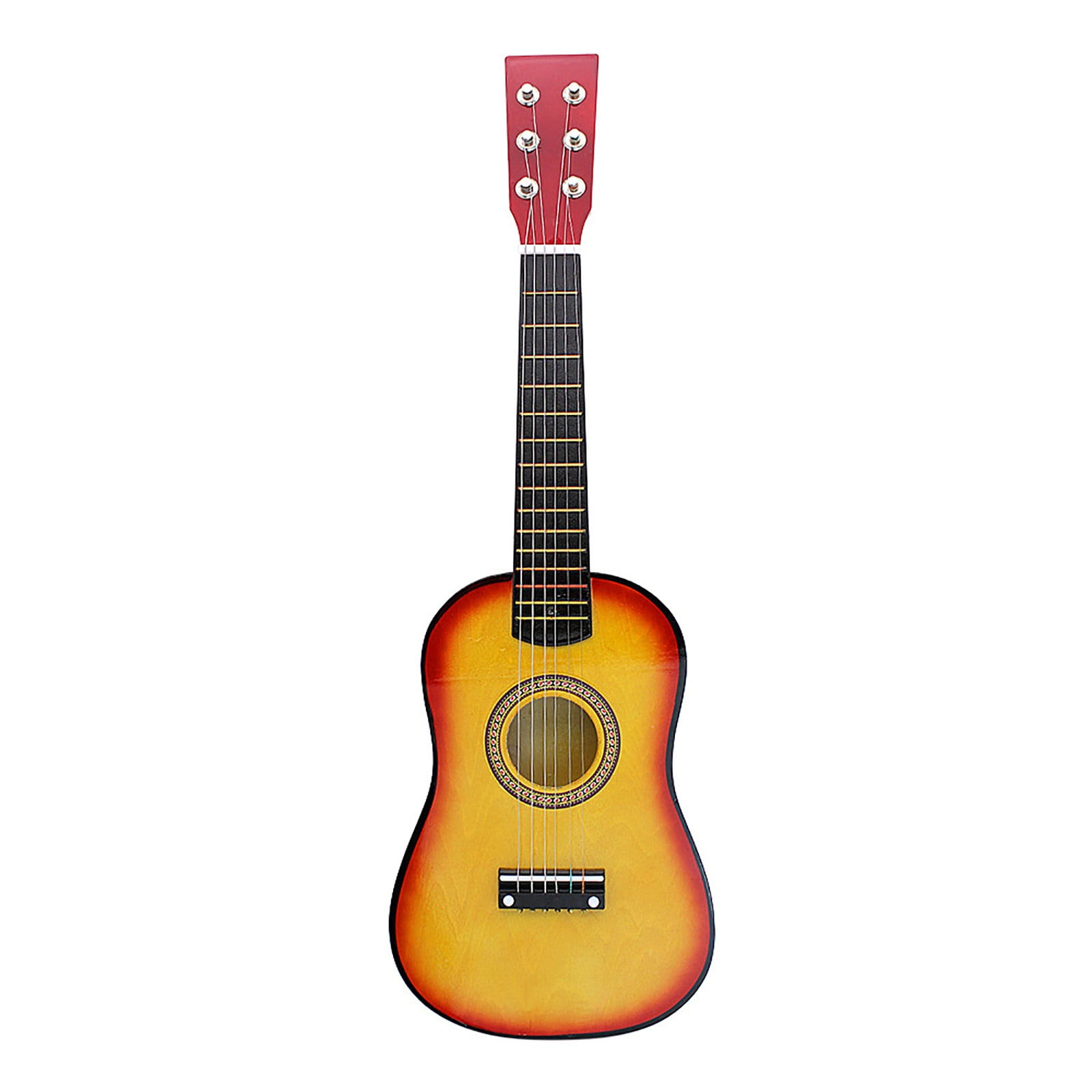 Kids Guitar, 21 Inch Guitar Guitar for Beginners, 6- String Wooden ...