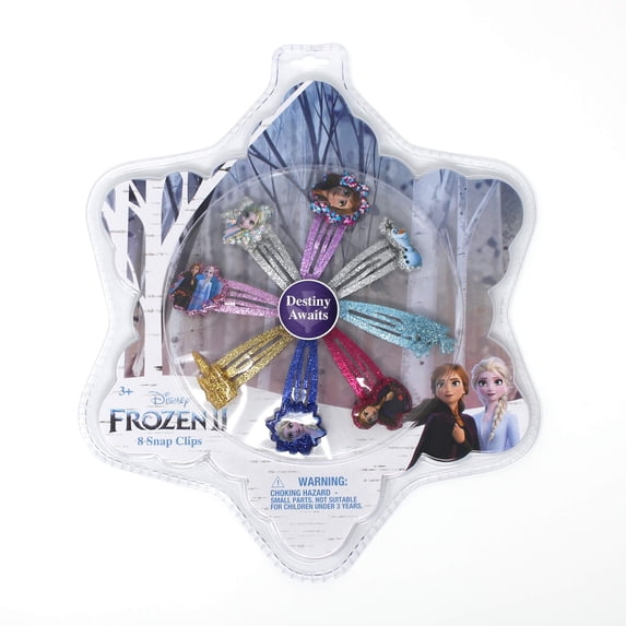 Frozen 2 Girls Princess Snap Hair Clips, 8 Pieces - Walmart.com