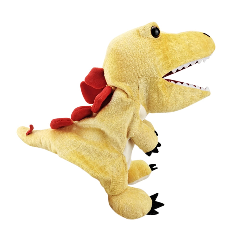 Kids Hand Puppet with Working Mouth, Toddler Animal Puppet Dinosaur ...