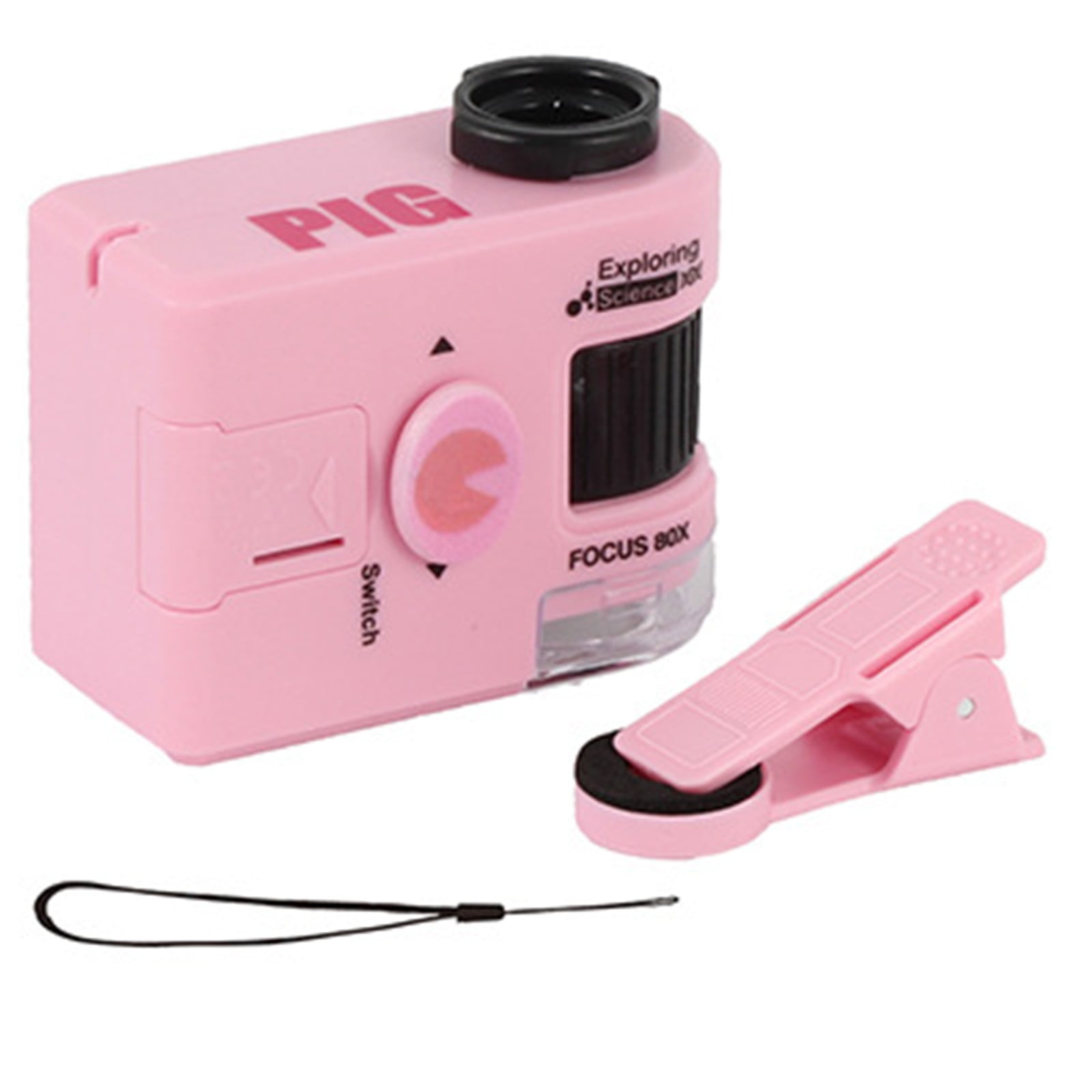 Kids Handheld Microscope, Mini Microscope for Kids, 2025 Upgrade Pocket ...