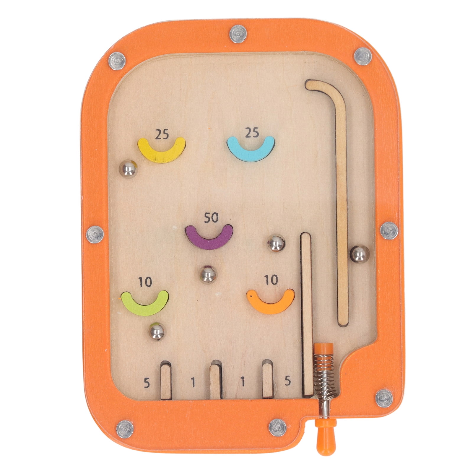 Kids Handheld Pinball Game Educational Early Learning Bright Color Fine ...