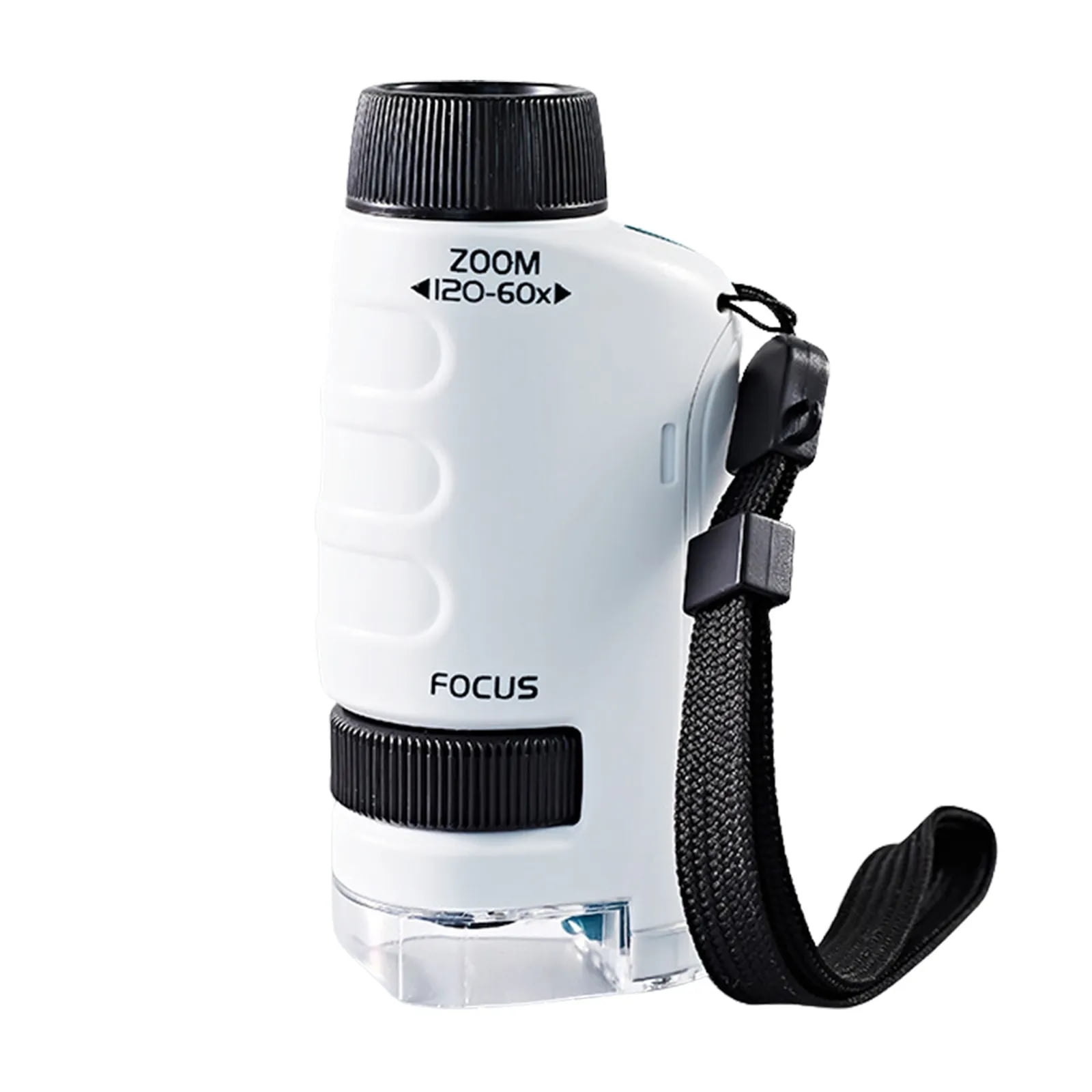 Kids Handheld Pocket Microscope 60-120X Magnification, Portable ...