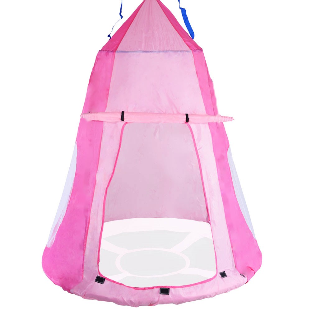 Kids Hanging Swing Tent Cover-Waterproof Hammock Chair Play House ...