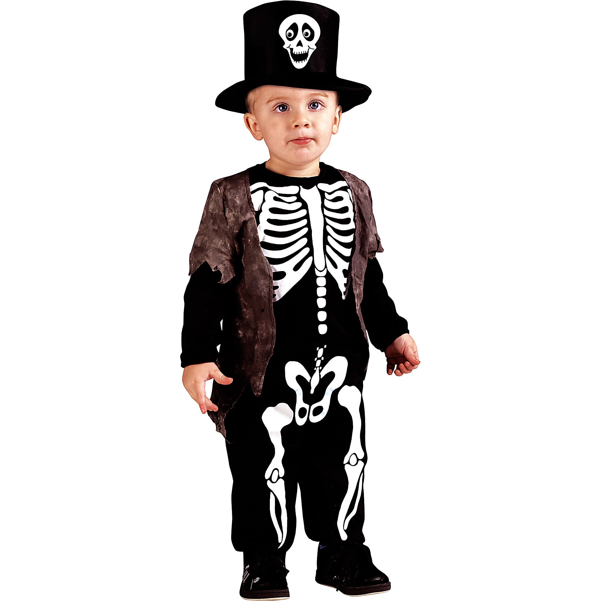 Kids Happy Skeleton Toddler Costume - Walmart.com